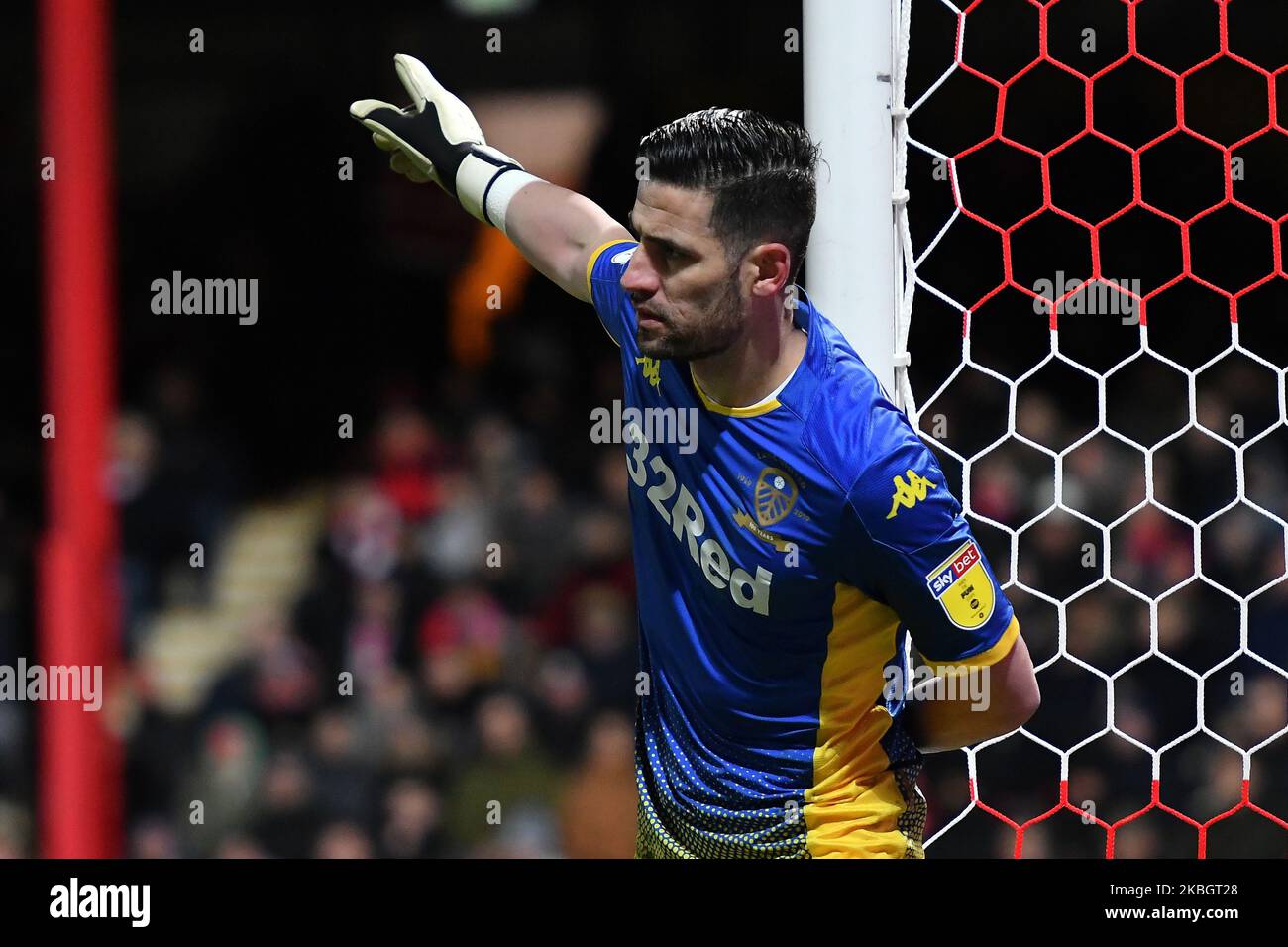 Kiko Casilla of Leeds in action during the Sky Bet Championship match ...