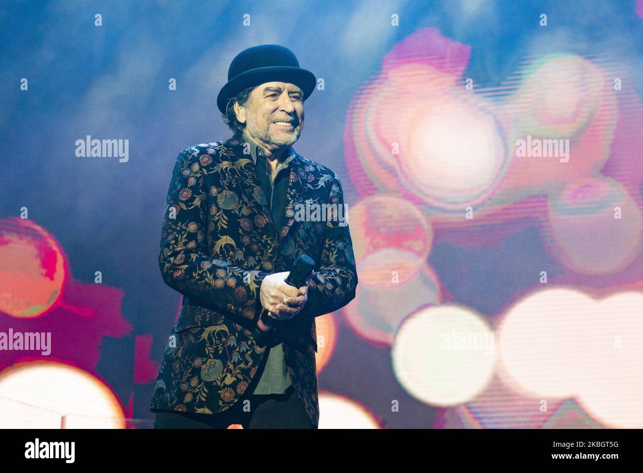 Spanish singer and songwriter Joaquin Sabina performs on stage at ...