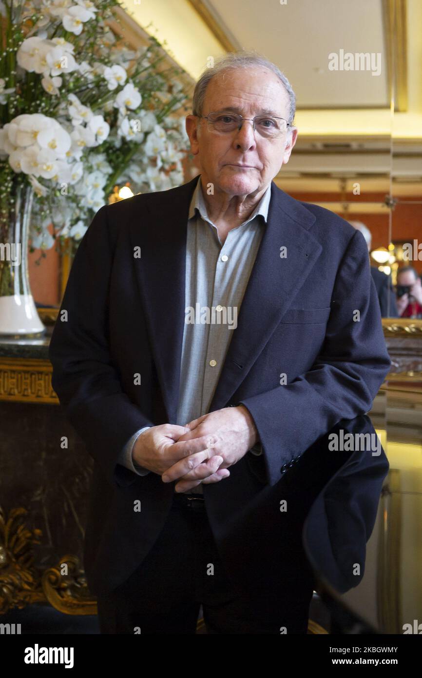 the actor Emilio Gutierrez Caba poses during the portrait session in ...
