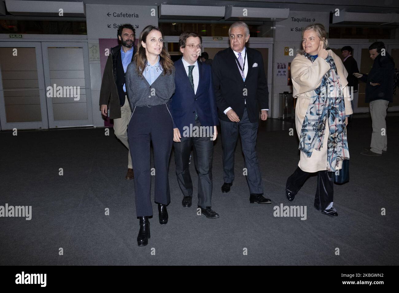 José Luis Martínez-Almeida attends the premiere of opera La valquiria ...