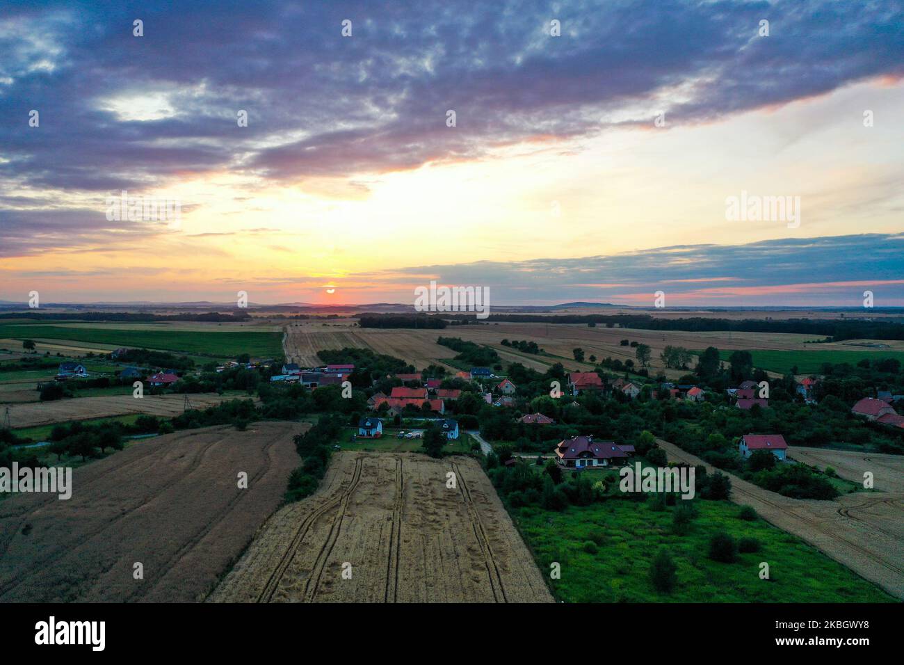 Aerial view of dolnyslask hi-res stock photography and images - Alamy
