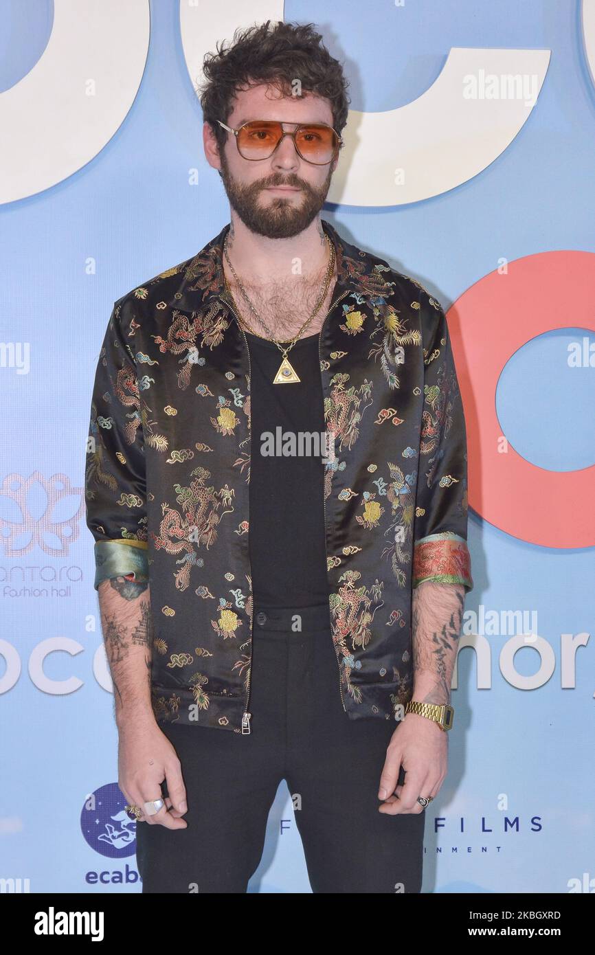 Christian Jean poses for photos during the red carpet of “Loco por Ti ...