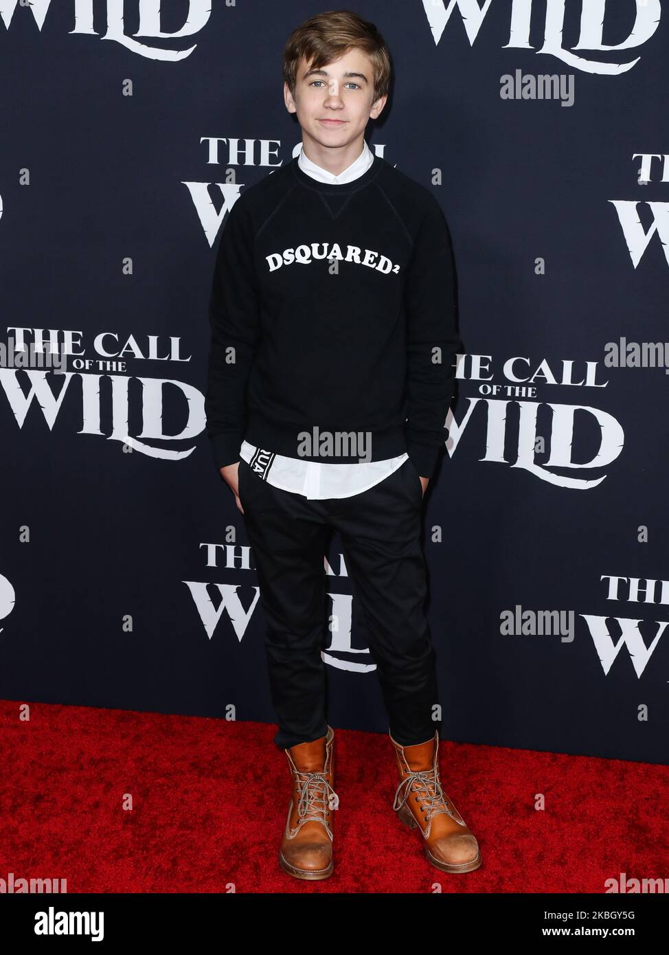 HOLLYWOOD, LOS ANGELES, CALIFORNIA, USA - FEBRUARY 13: Parker Bates ...