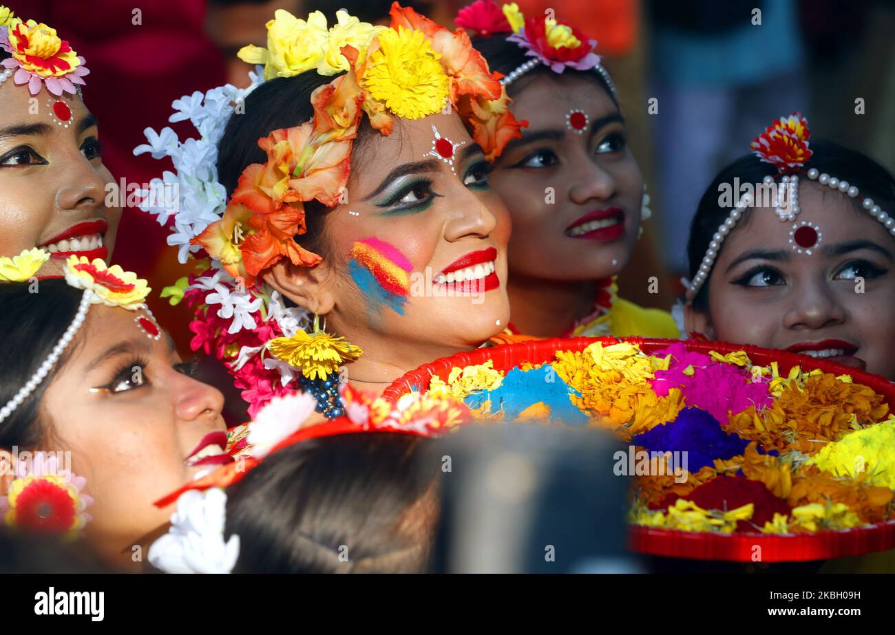 Bengalis celebrate Pahela Phalgun, the advent of spring, at Faculty of ...