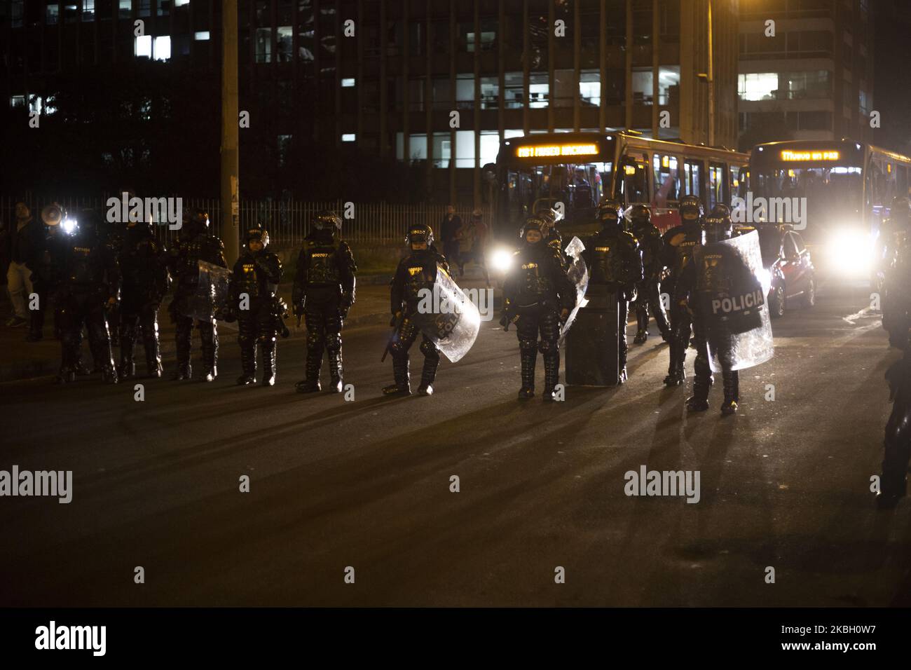 A group of anti-riot squad officers, ESMAD on February 14, 2020 in ...