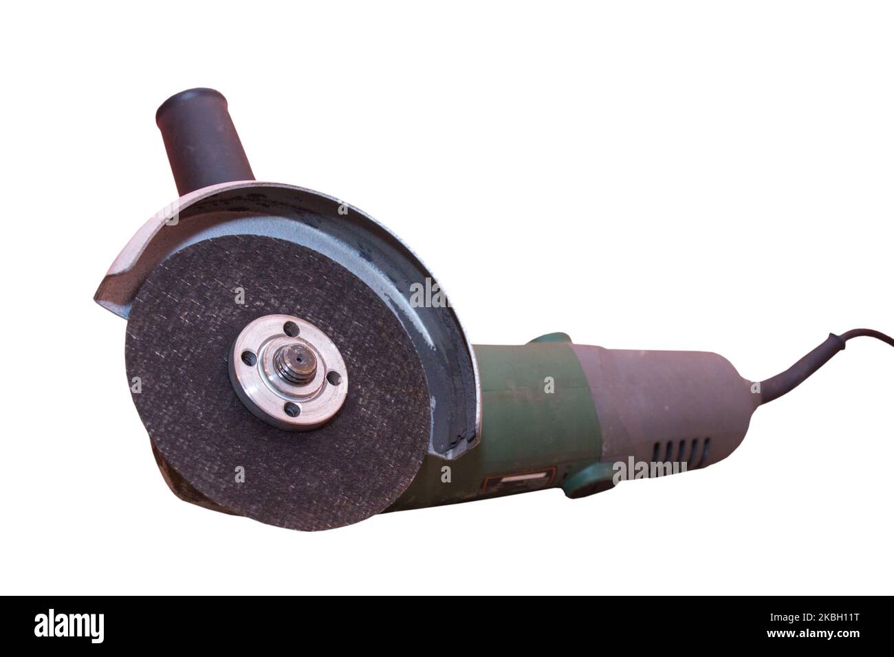 Angle Grinder electric isolated on white background Stock Photo - Alamy