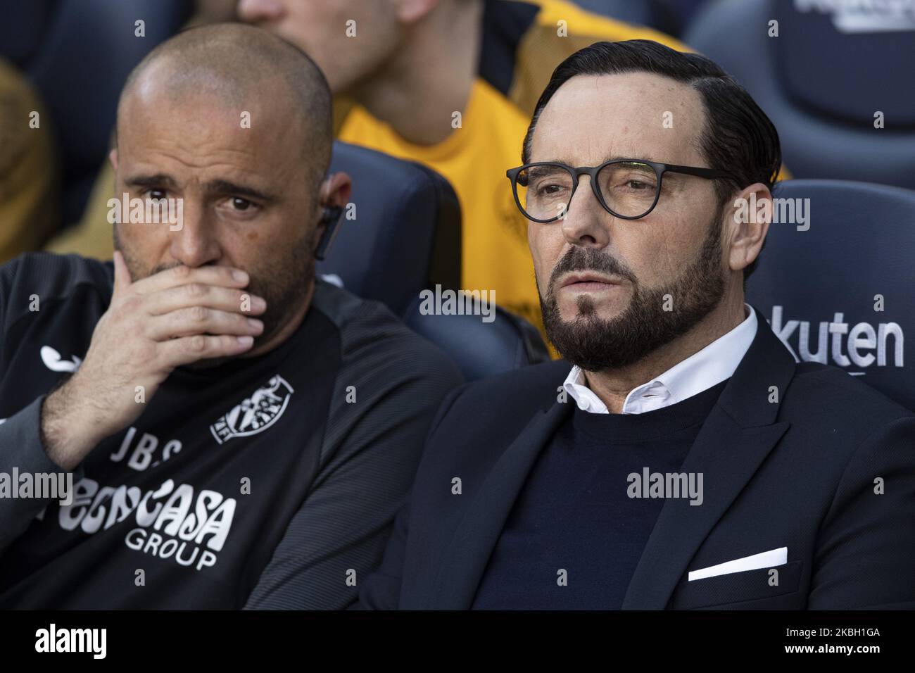 Jose Bordalas coach of Getafe CF during La Liga Santander match between ...