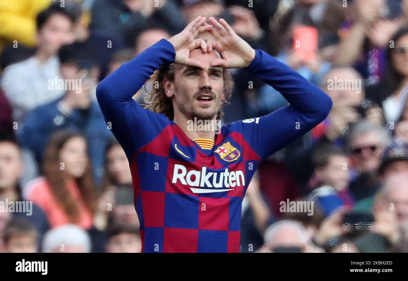 Antoine Griezmann goal celebration during the match between FC ...