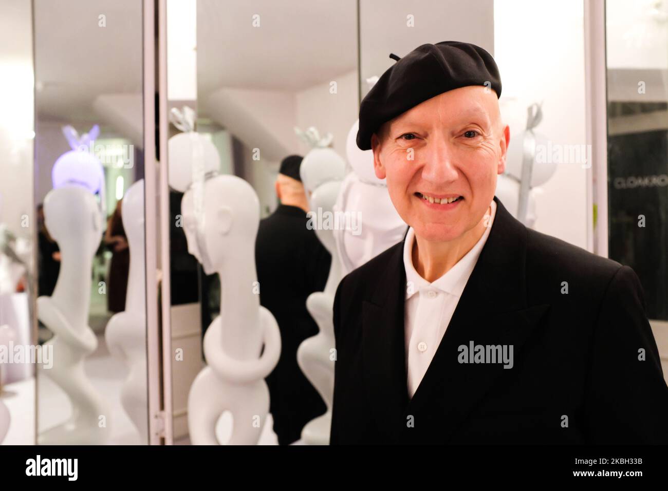 Designer Stephen Jones at the Stephen Jones Millinery Presentation ...