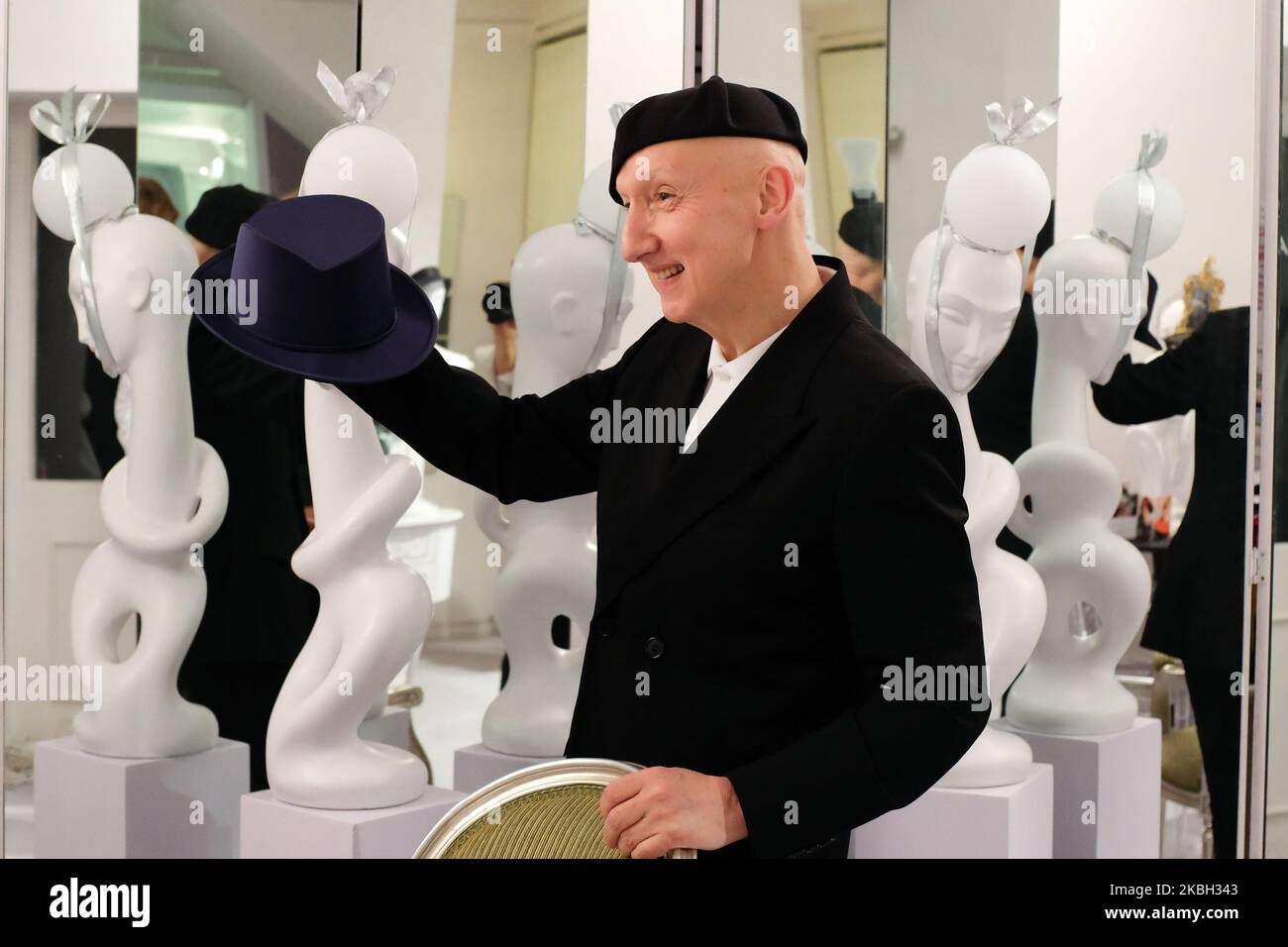 Designer Stephen Jones at the Stephen Jones Millinery Presentation ...
