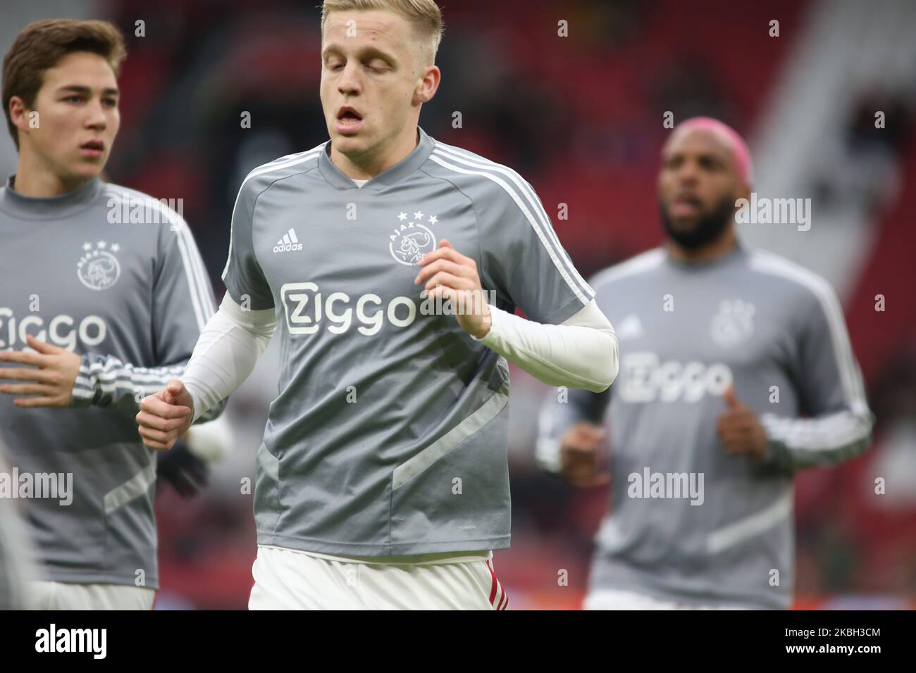 Donny van de Beek (Ajax) looks on during the 2019/20 Eredivisie fixture between AFC Ajax and RKC ...