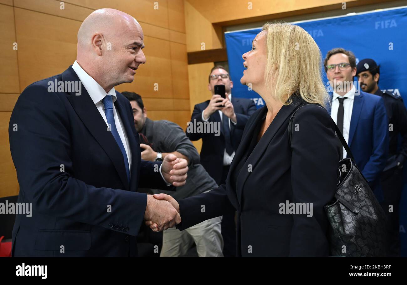 Doha, Qatar. 01st Nov, 2022. Nancy Faeser (SPD), Federal Minister of ...