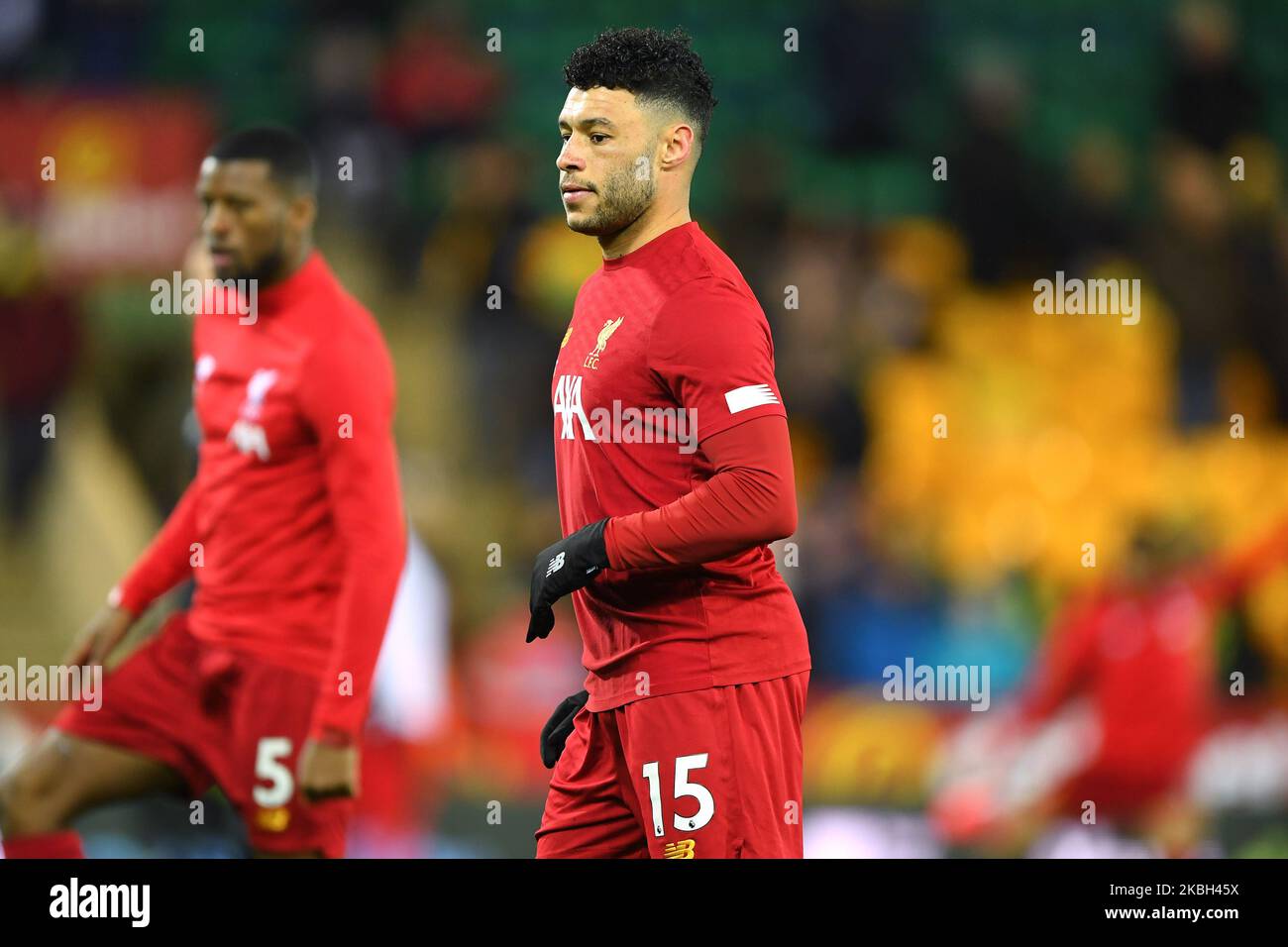 Alex Oxlade-Chamberlain (15) of Liverpool during the Premier League ...