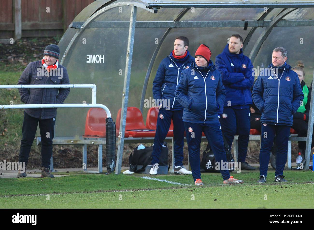 Melanie Reay the Sunderland Ladies' coach during the SSE Women's FA Cup ...