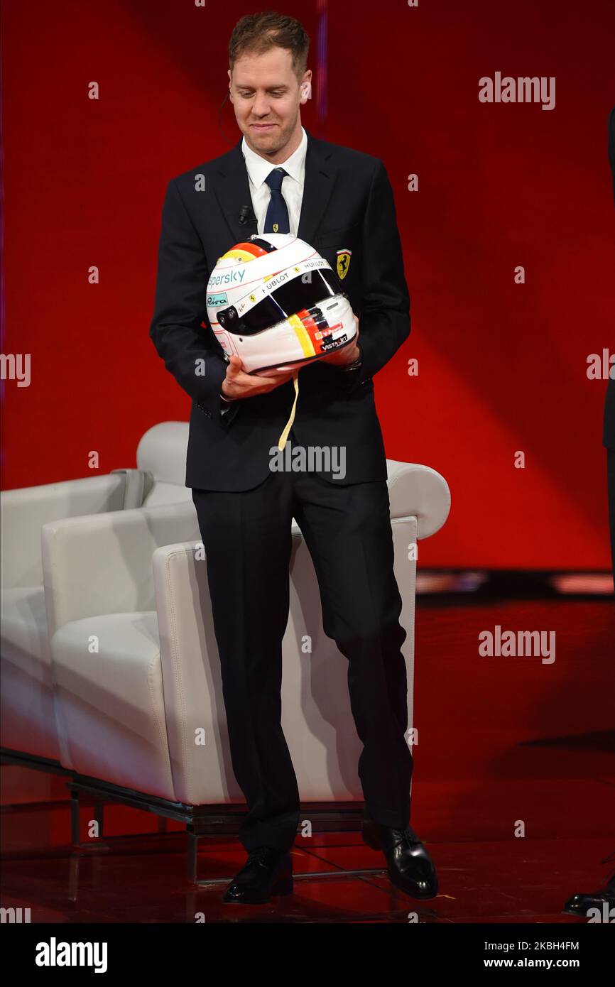 German 4 time World Champions Sebastian Vettel of Formula 1 team ...
