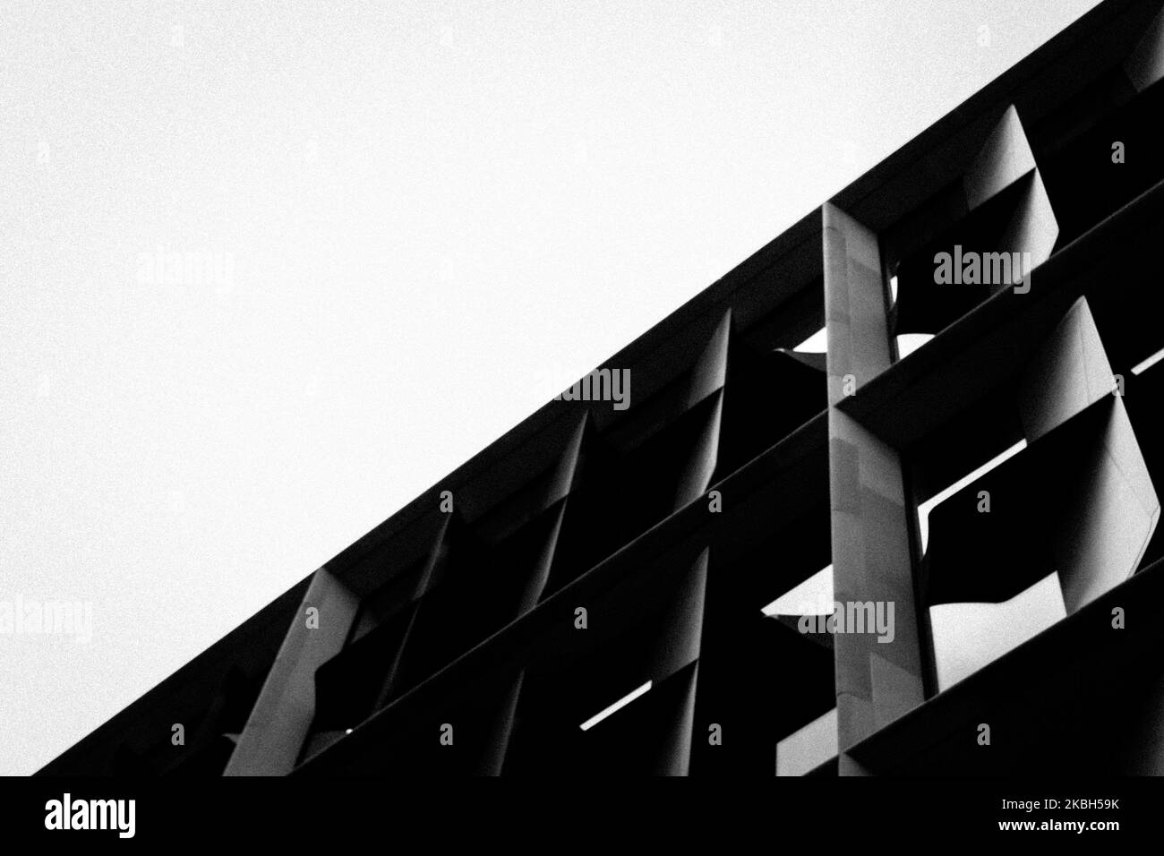 (EDITOR'S NOTE: Image was converted to black and white) View of the ...