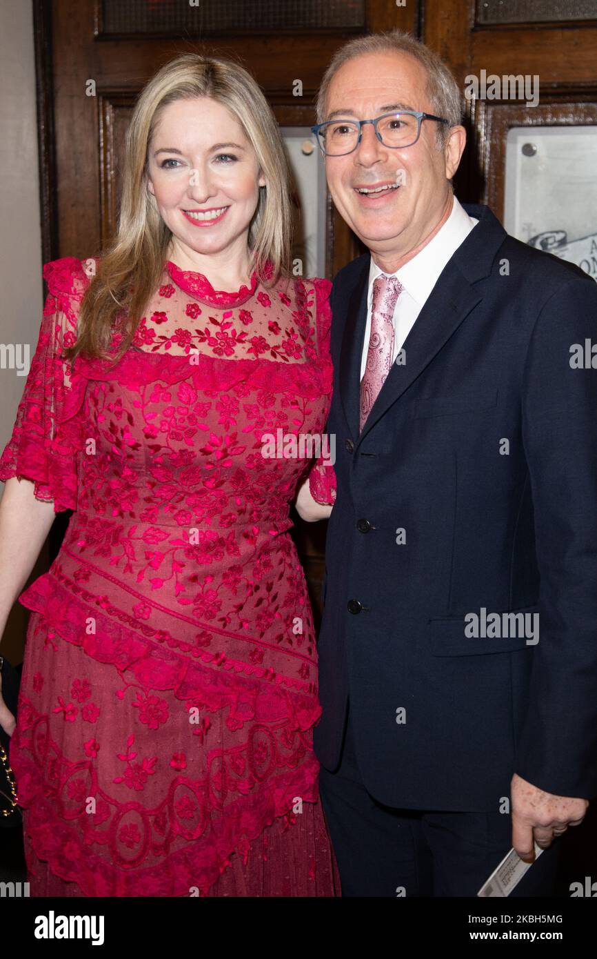 Victoria Coren Mitchell and Ben Elton (R) attend Press Night of The ...