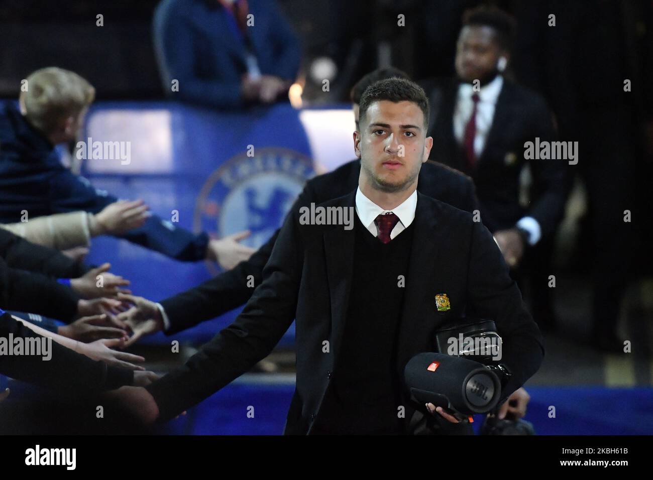 Diogo Dalot during the Premier League match between Chelsea FC and ...