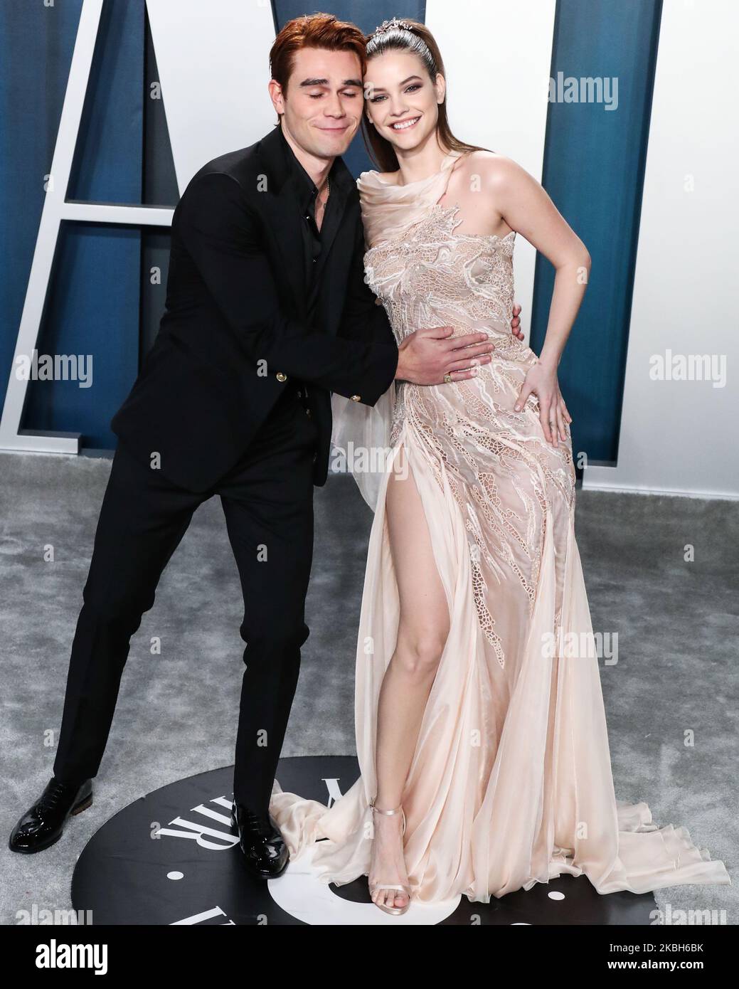 BEVERLY HILLS, LOS ANGELES, CALIFORNIA, USA - FEBRUARY 09: KJ Apa and ...