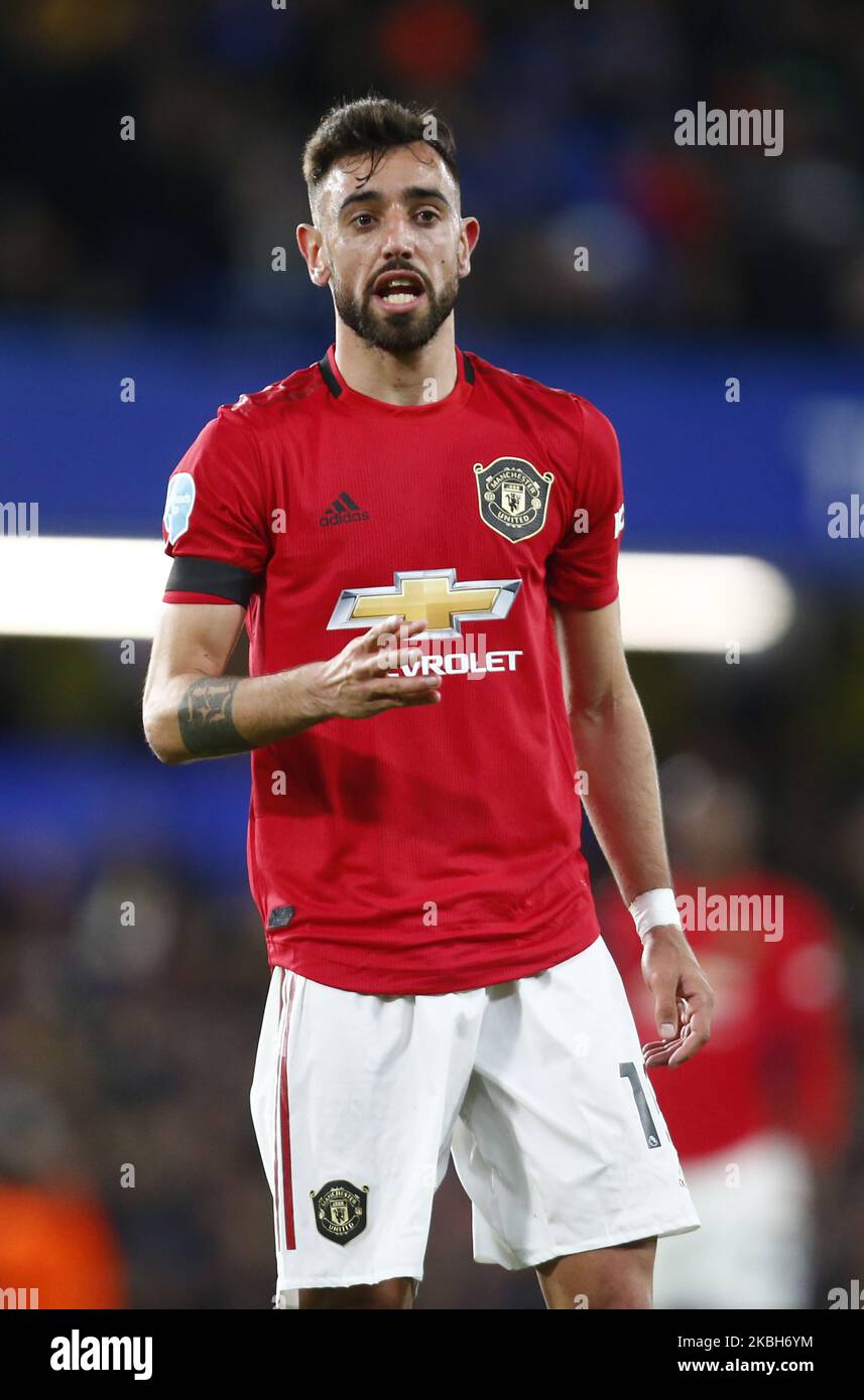 Manchester United's Bruno Fernandes in action during English Premier ...
