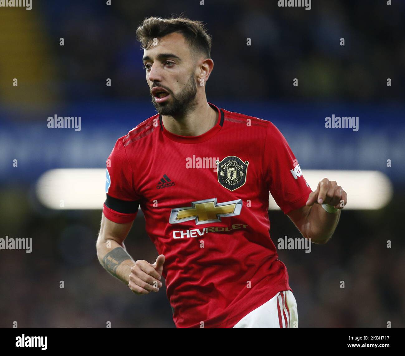 Manchester United's Bruno Fernandes in action during English Premier ...