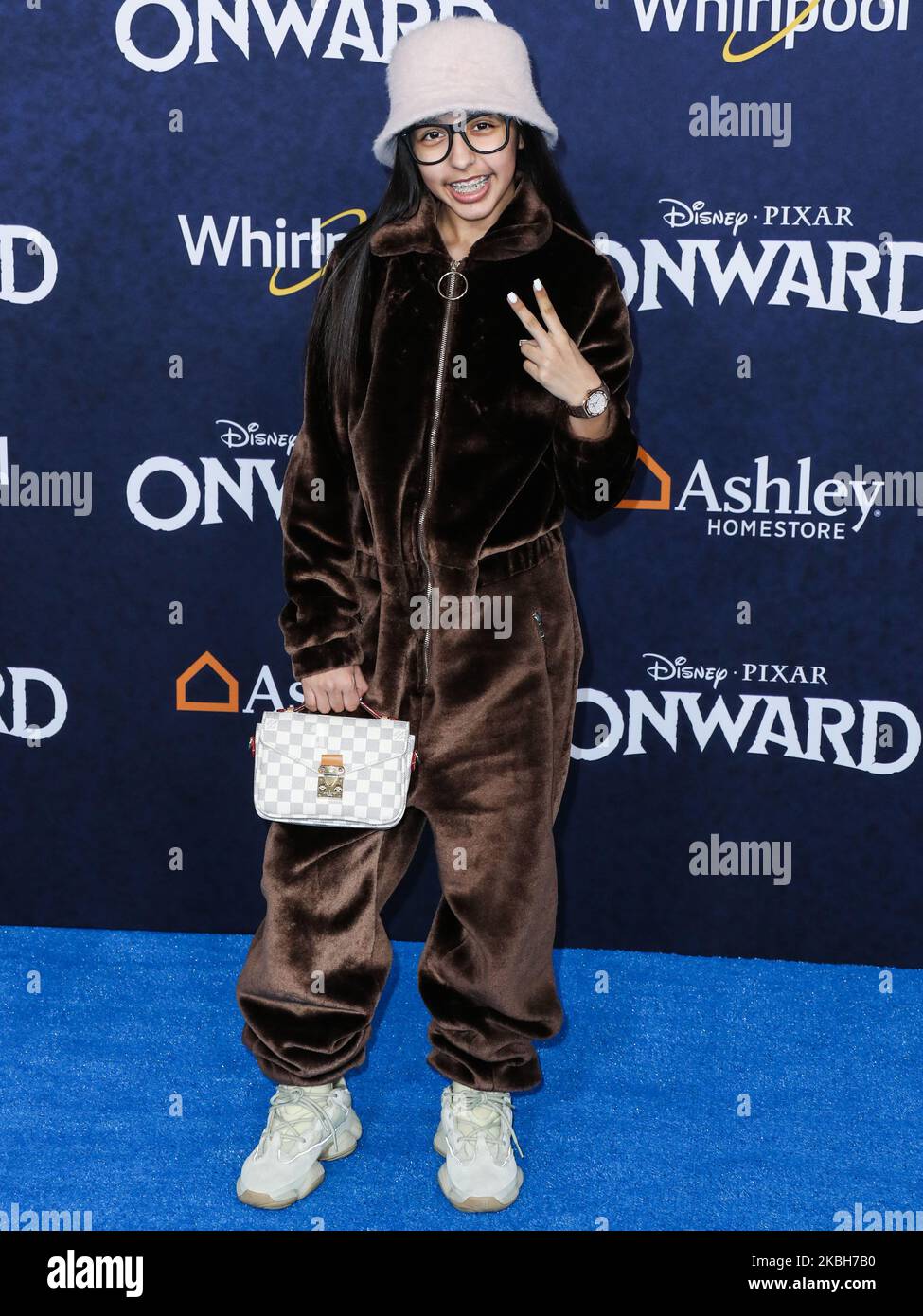 HOLLYWOOD, LOS ANGELES, CALIFORNIA, USA - FEBRUARY 18: DJ Livia arrives ...