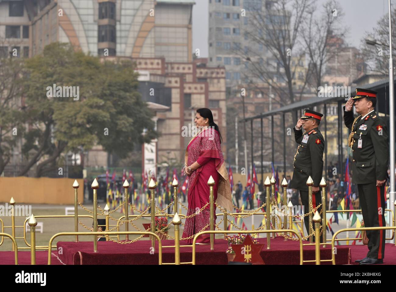 Nepal police personnel guard hi-res stock photography and images - Alamy