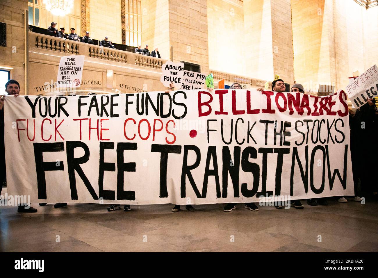 Thousands of demonstrators took to Grand Central in New York City and ...