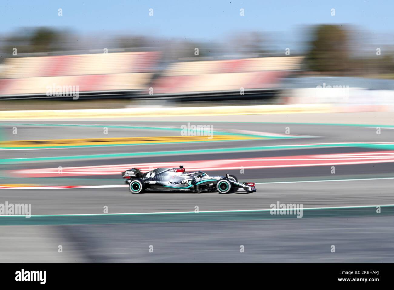 Lewis Hamilton and the Mercedes W11 during the day 2 of the formula 1 ...