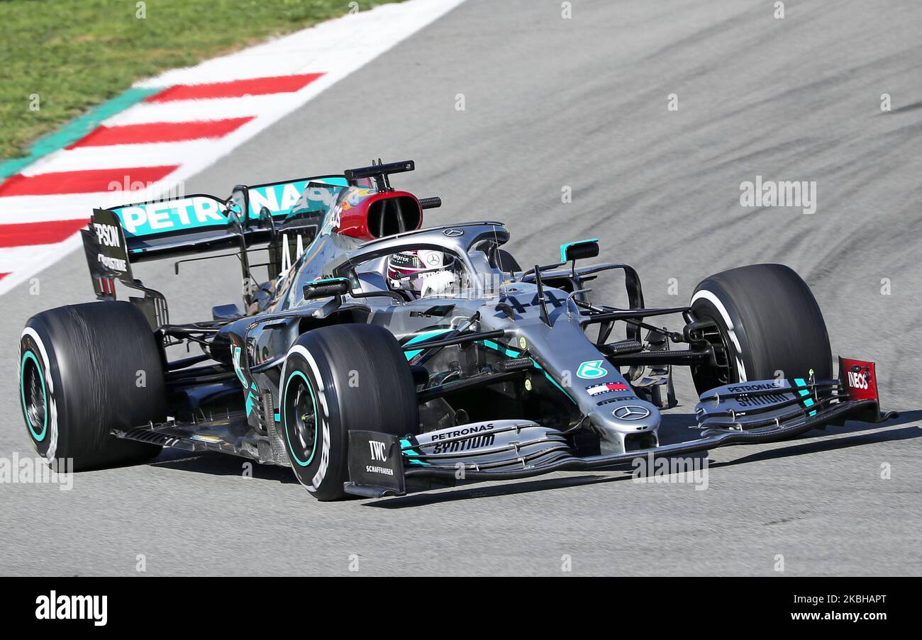 Lewis Hamilton and the Mercedes W11 during the day 2 of the formula 1 ...