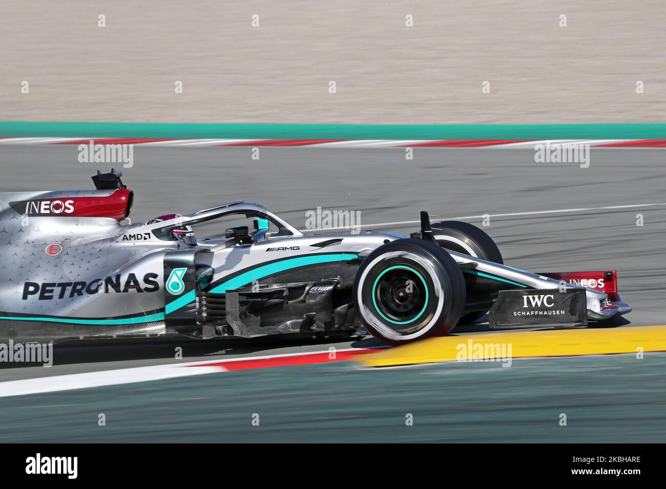 Lewis Hamilton and the Mercedes W11 during the day 2 of the formula 1 ...