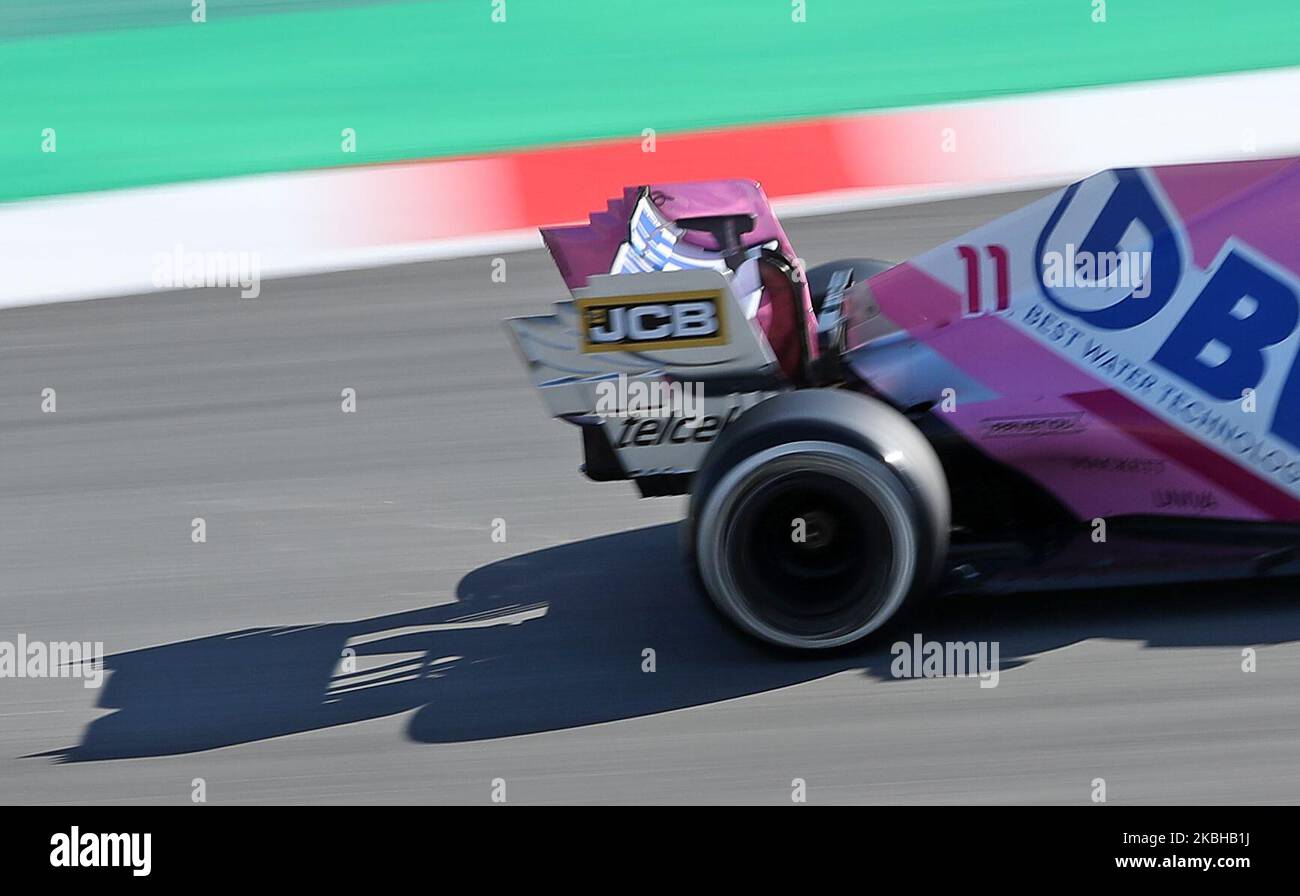 Sergio Perez and the Racing Point RP20 during the day 2 of the formula ...