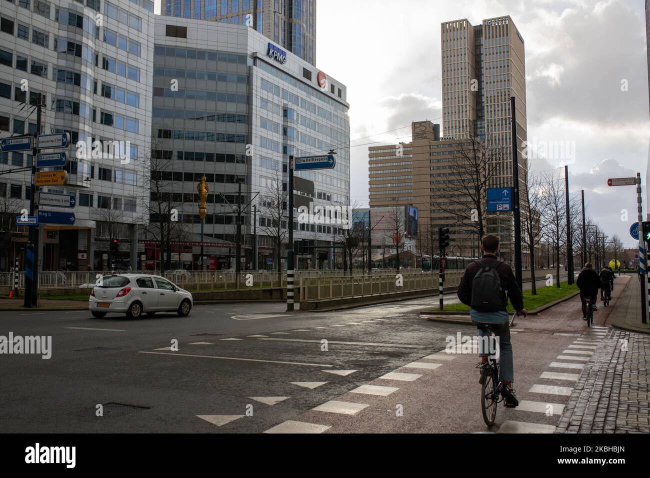 Daily Life In Rotterdam, Netherlands, on February 20, 2020. Rotterdam ...