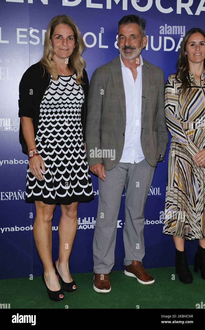 Arantxa Sanchez Vicario and Emilio Sanchez Vicario attend 'Cuatro ...