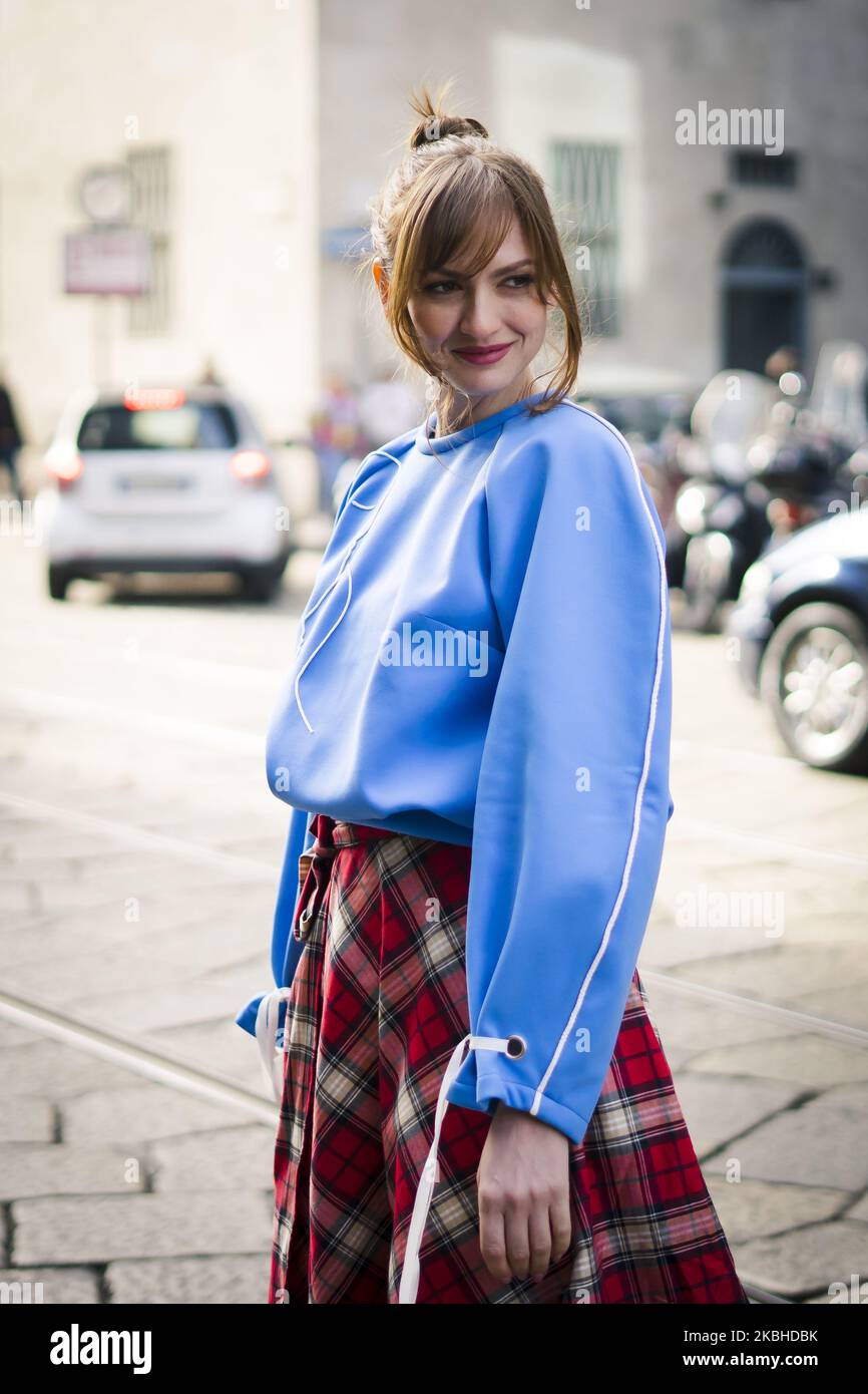 Street Style At Anteprima Fashion Show: February 20 - Milan Fashion ...