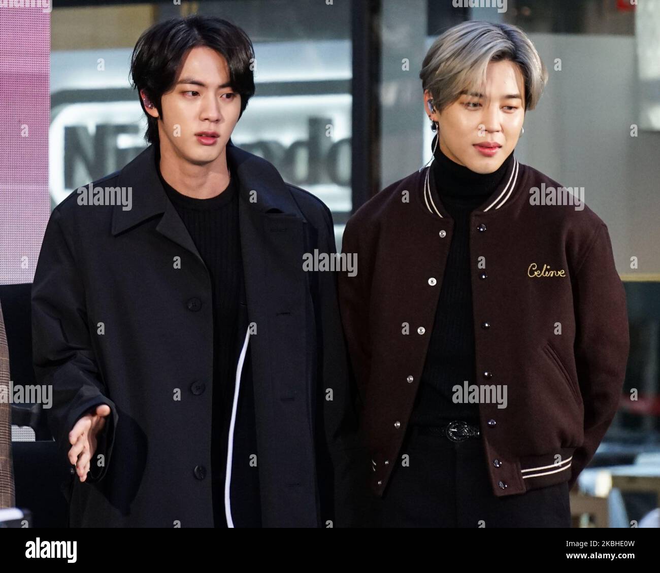 MANHATTAN, NEW YORK CITY, NEW YORK, USA - FEBRUARY 21: K-Pop Band BTS ...