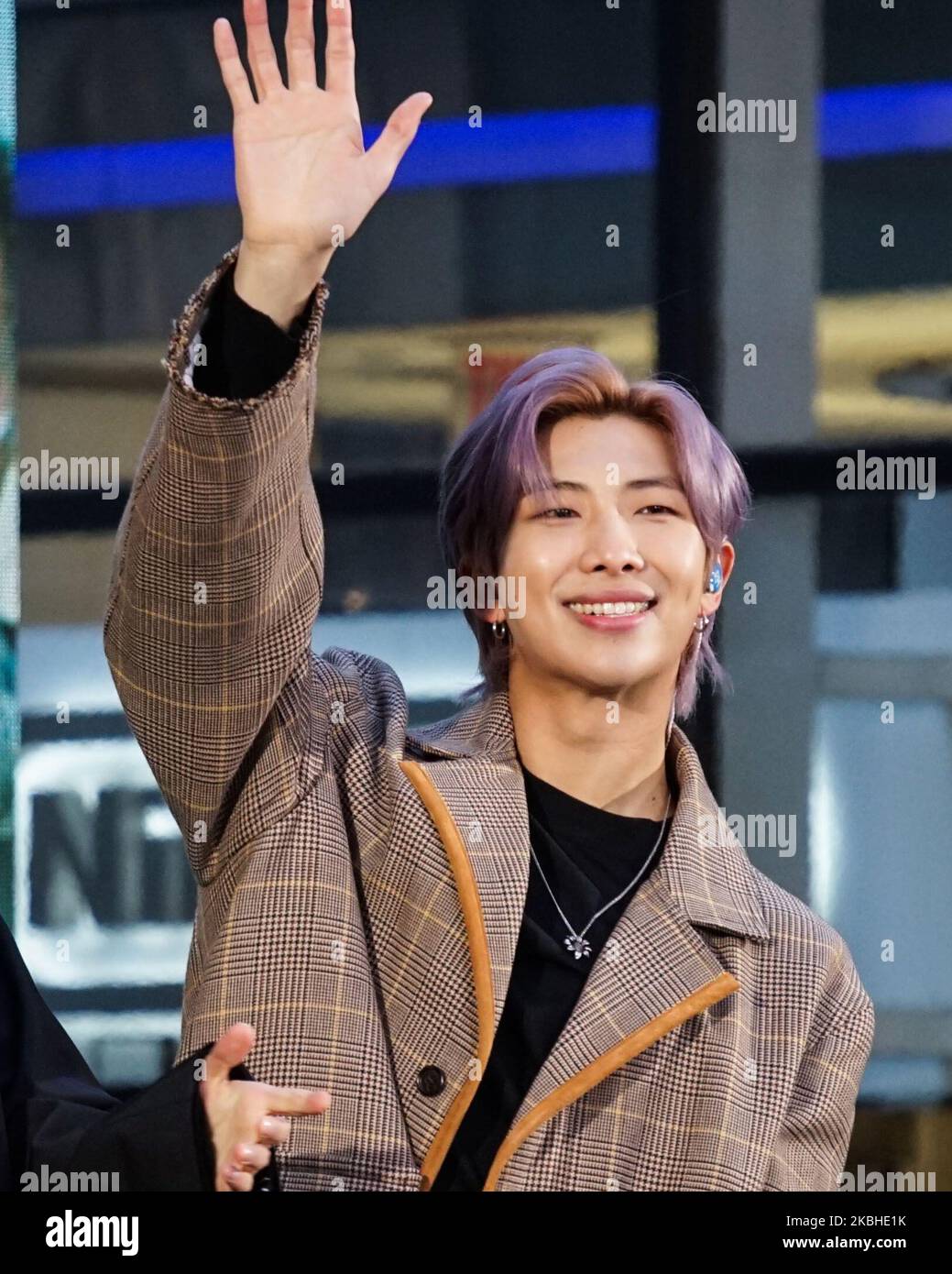 MANHATTAN, NEW YORK CITY, NEW YORK, USA - FEBRUARY 21: K-Pop Band BTS ... MANHATTAN, NEW YORK CITY, NEW YORK, USA - FEBRUARY 21: K-Pop Band BTS ...