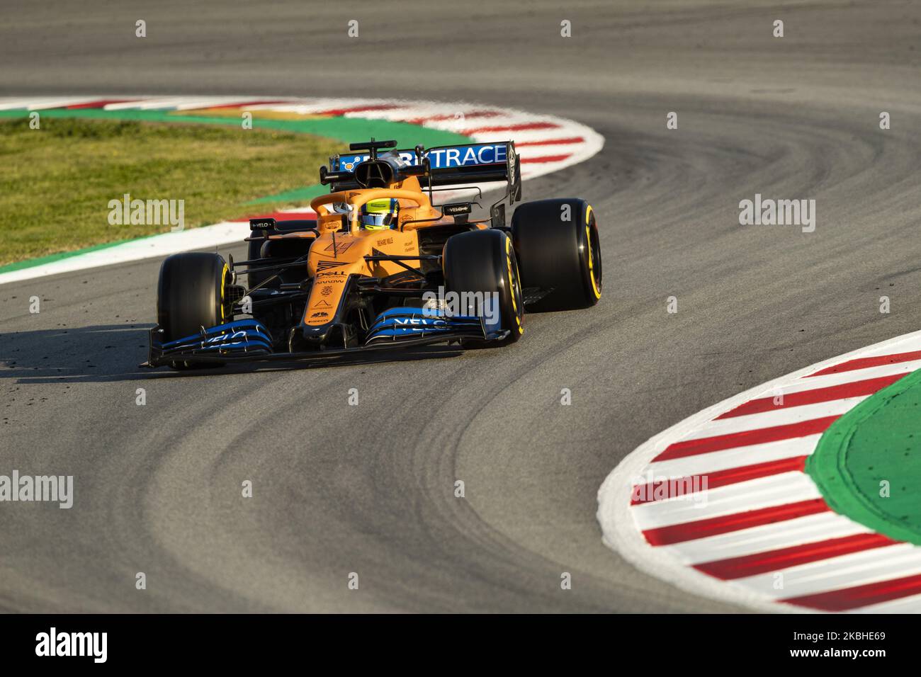 04 NORRIS Lando (gbr), McLaren Renault F1 MCL35, action during the ...