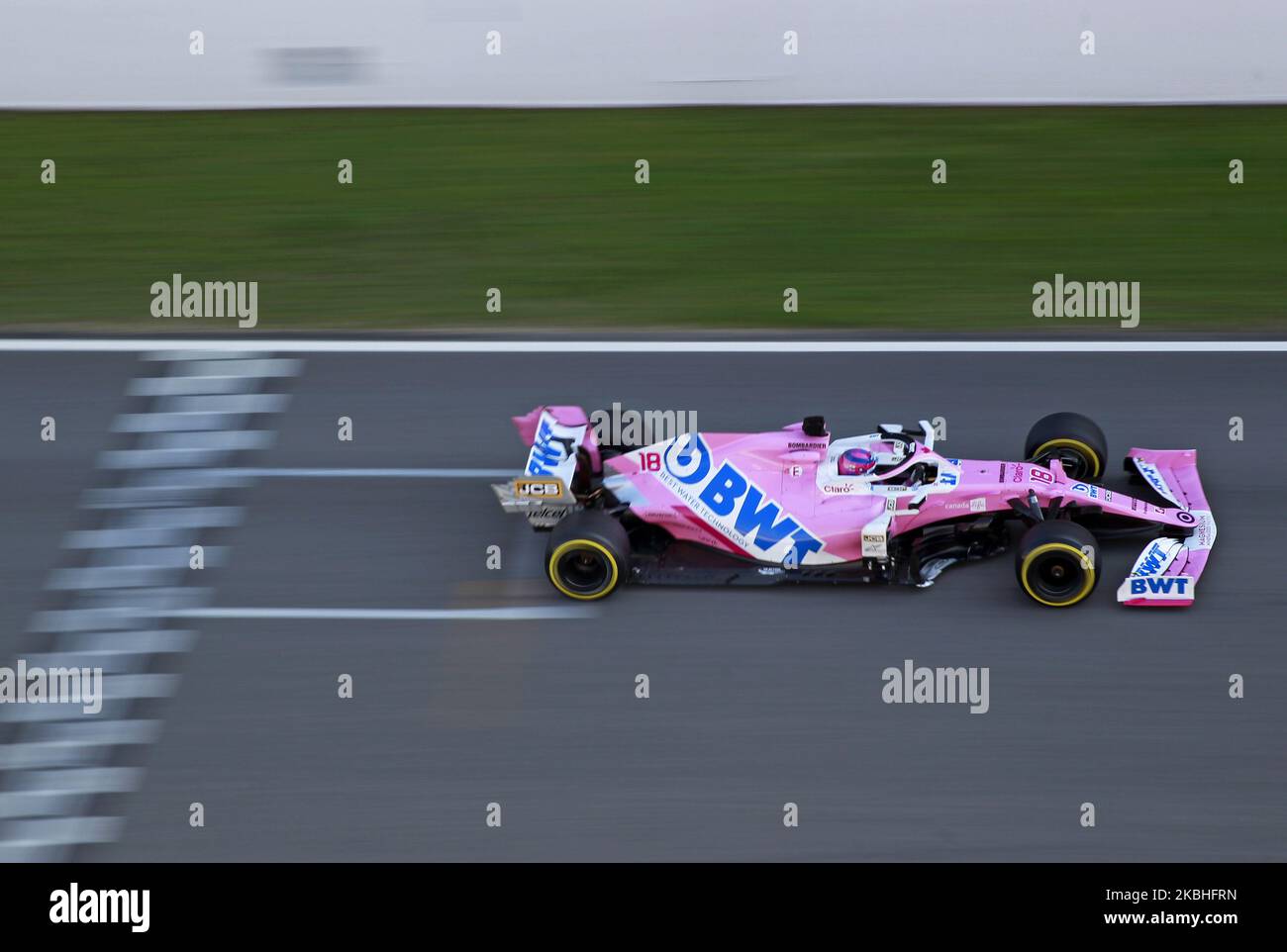 Lance Stroll and the Racing Point RP20 during the day 3 of the formula ...