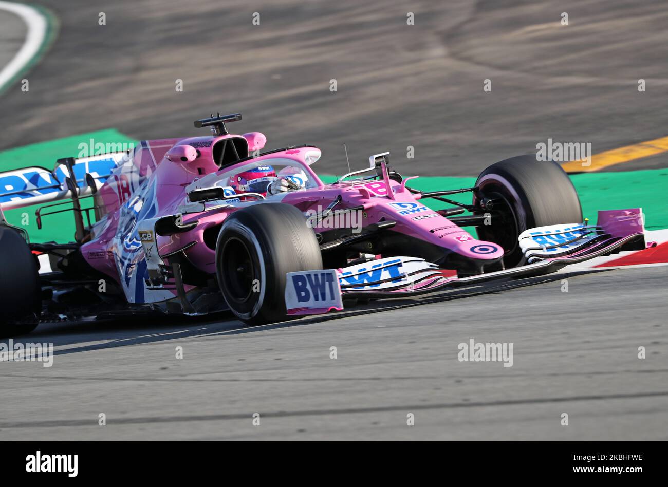 Lance Stroll and the Racing Point RP20 during the day 3 of the formula ...