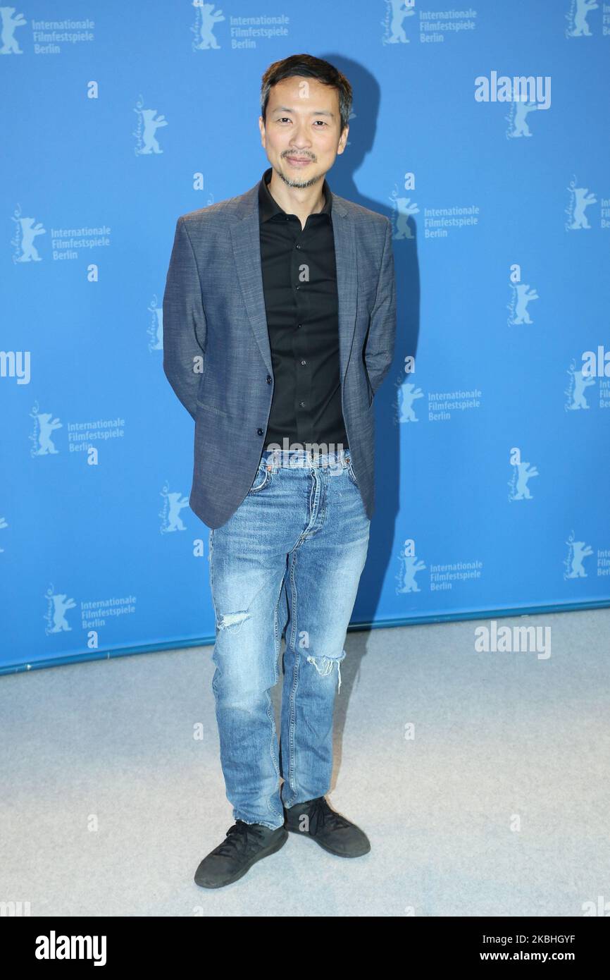 An Actor Orion Lee attends a photo call before a press conference of ...