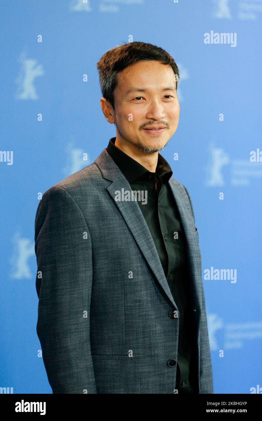 An Actor Orion Lee attends a photo call before a press conference of ...