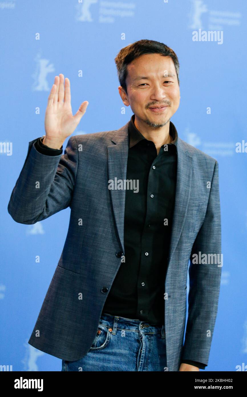 An Actor Orion Lee attends a photo call before a press conference of ...