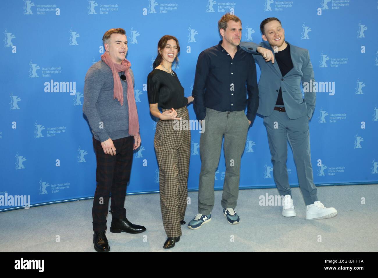 (L-R) US Actor Cullen Moss, British Actress Callie Hernandez, German ...