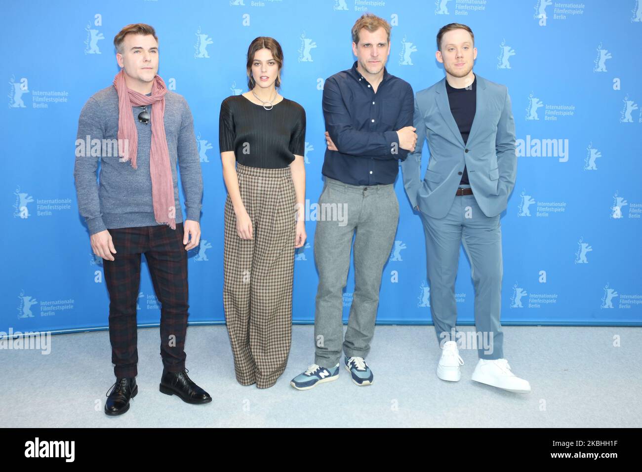 (L-R) US Actor Cullen Moss, British Actress Callie Hernandez, German ...