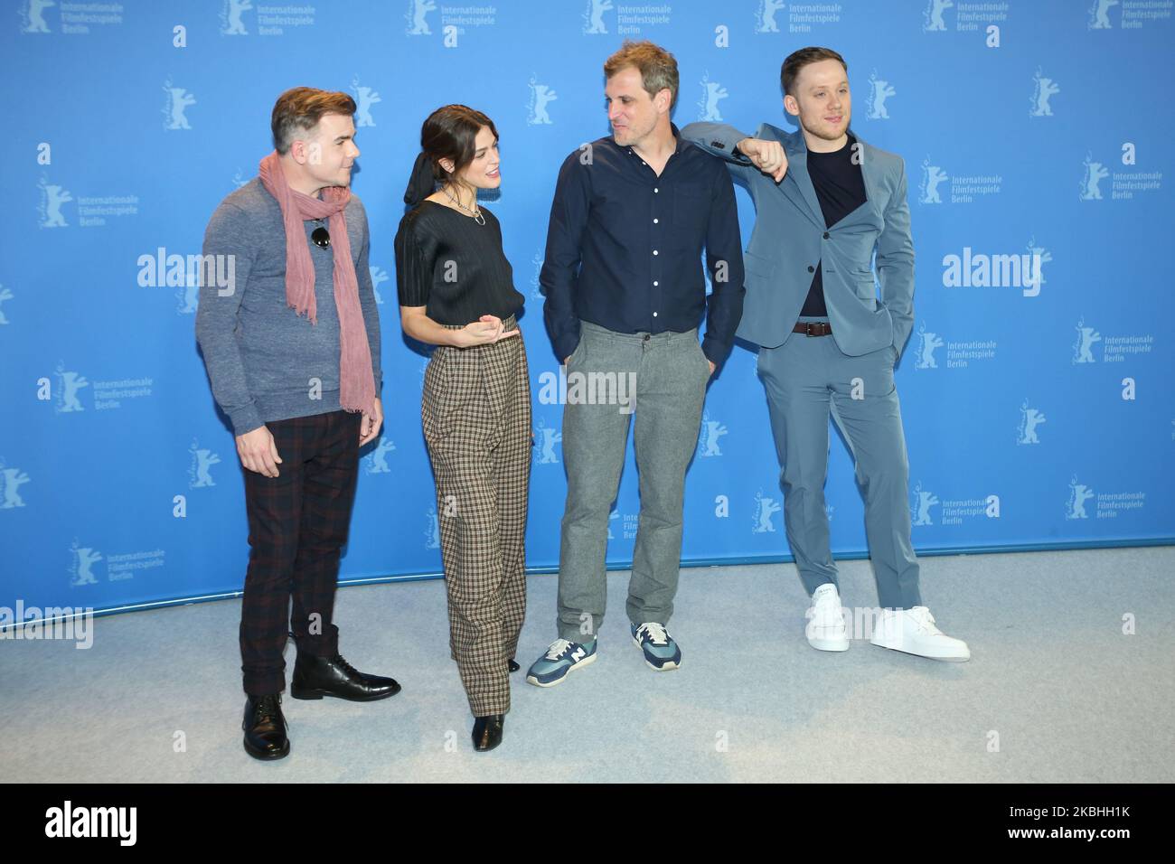 (L-R) US Actor Cullen Moss, British Actress Callie Hernandez, German ...