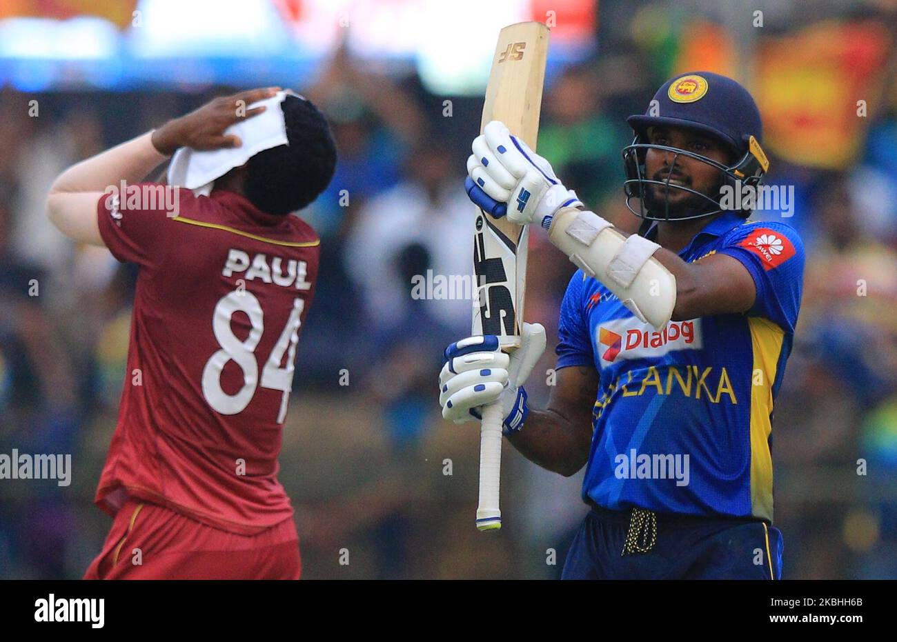 Sri lankan cricketer wanindu hasaranga hi-res stock photography and ...