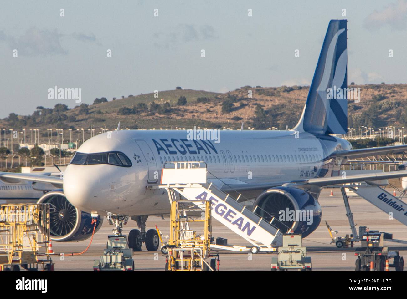 Brand new airbus a320neo airplane hi-res stock photography and images - Alamy