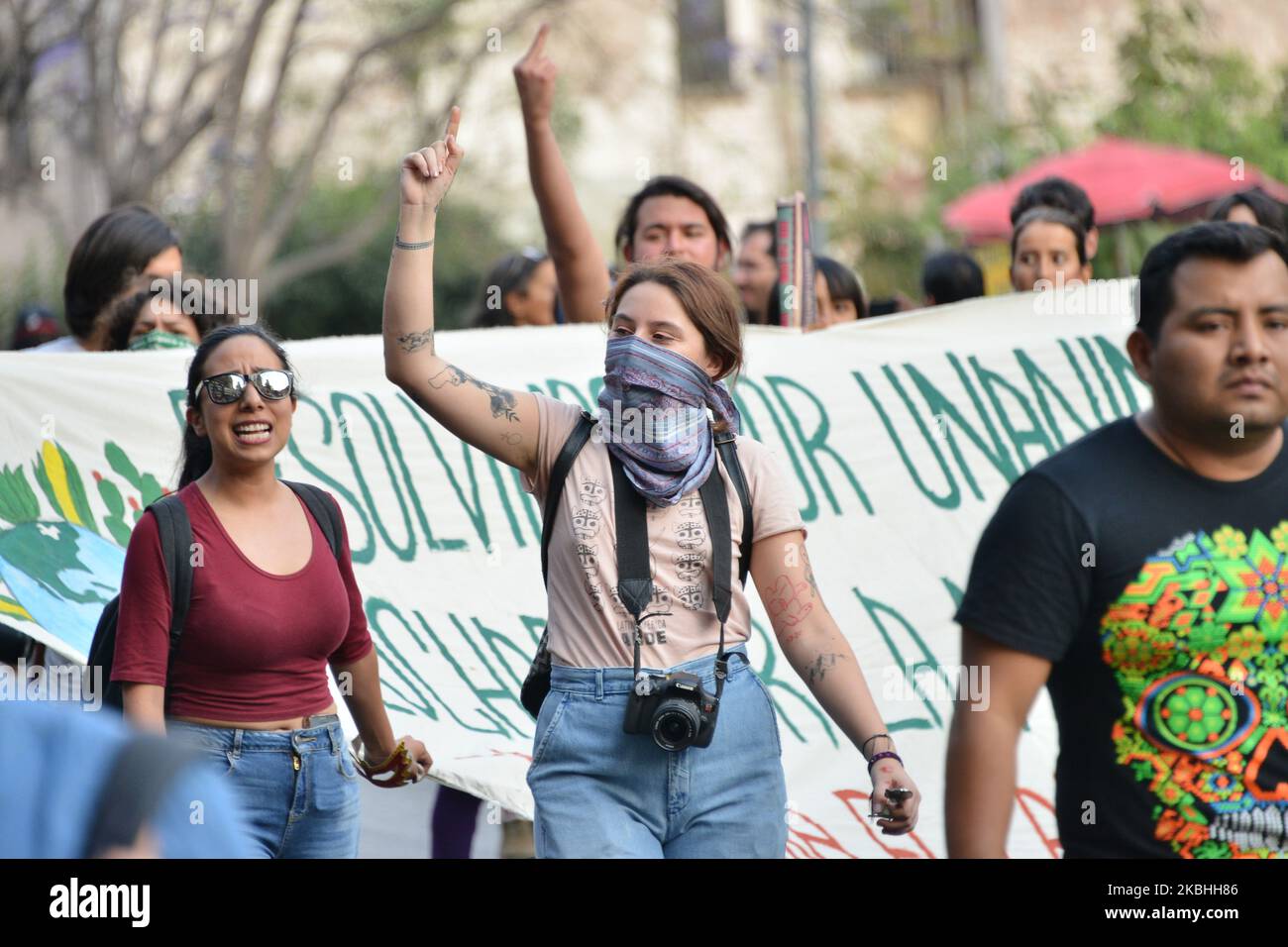 Murder of environmental activist samir flores hi-res stock photography ...
