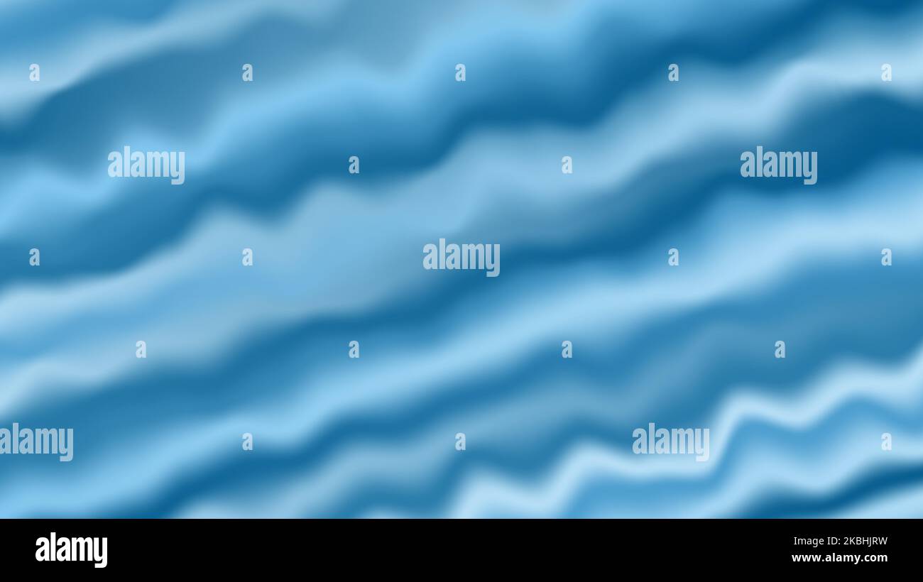 Abstract blue water wave surface blurred background. Vector illustration Stock Vector Image ...